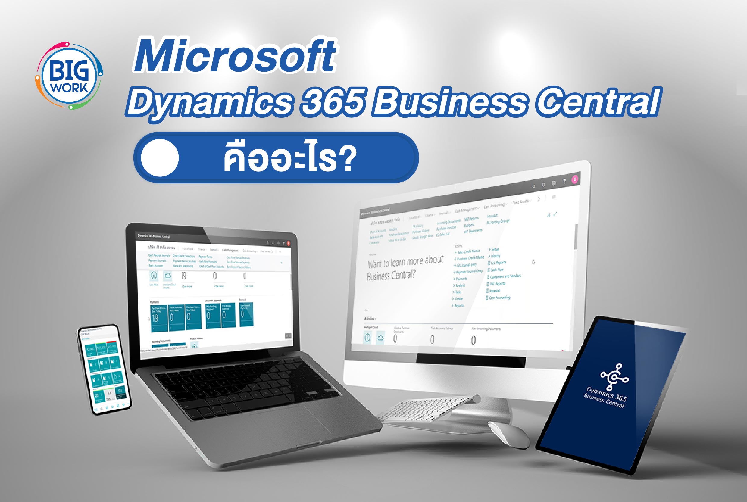 What is Microsoft Dynamics 365 Business Central | Bigworkthailand